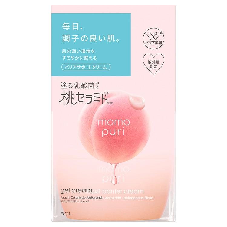 Momopuri Moisture Barrier Gel Cream Peach Ceramide Moisturizer 80g